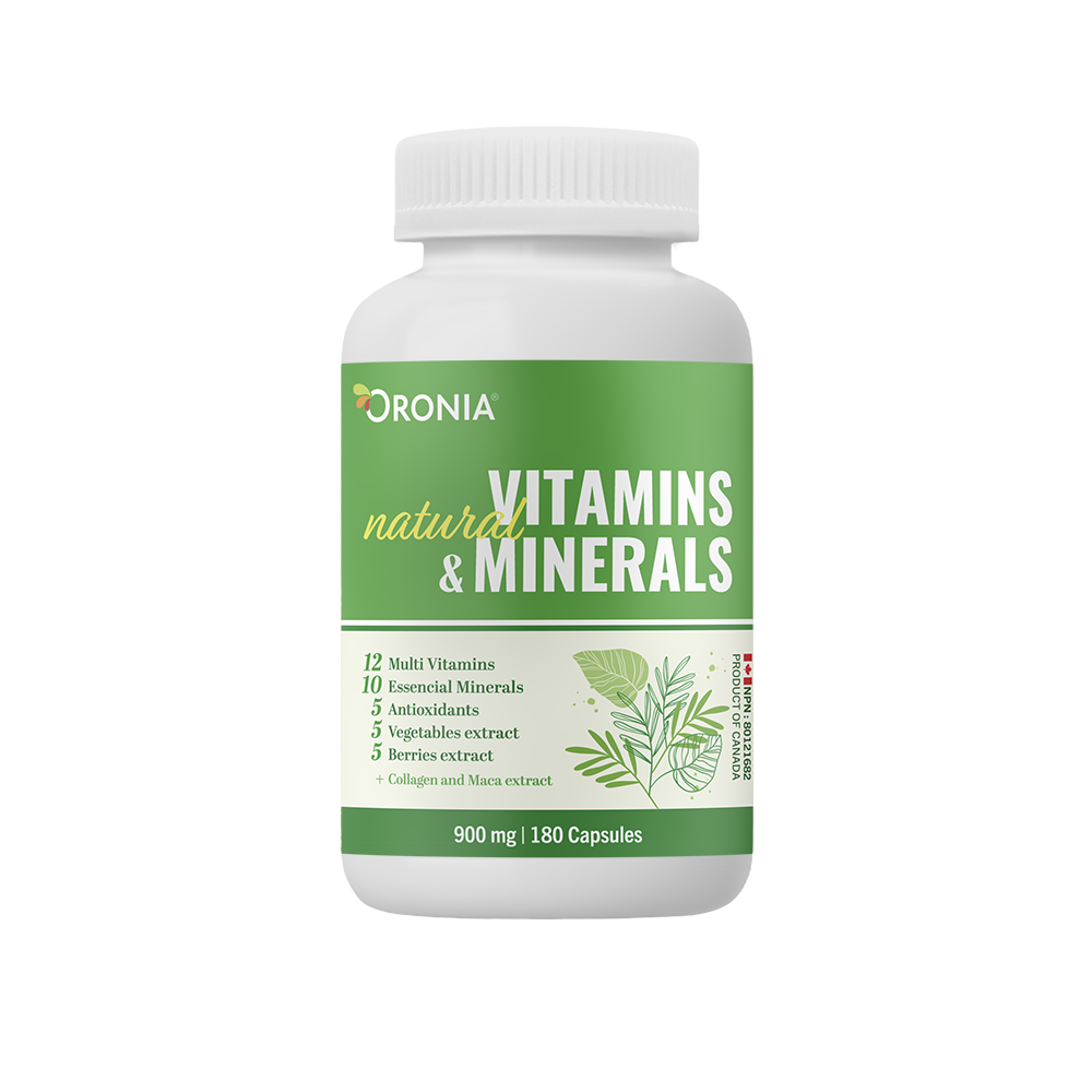 Natural Vitamins & Minerals – ORONIA